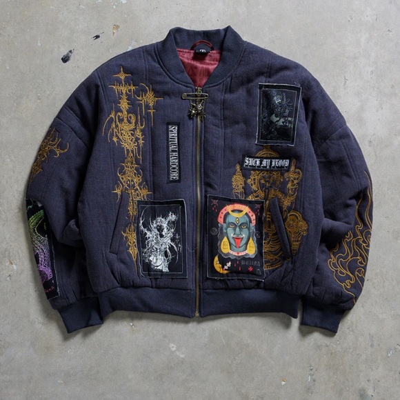 Drop Dead | Jackets & Coats | Drop Dead Clothing Hymn Bomber Jacket ...